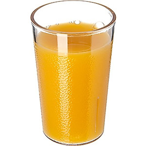 CFS 55018107 Stackable ShatterResistant Plastic Tumbler, 5 oz., Clear (Pack of 6)