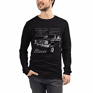 JG Infinite Retro Chevy K5 Blazer Unisex Long Sleeve Tee Black