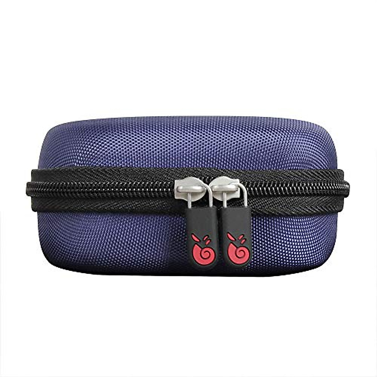 Hermitshell Hard Travel Case for TOZO T10 TWS Bluetooth 5.0 Earbuds True Wireless Stereo Headphones (Dark Blue+Black Zipper)