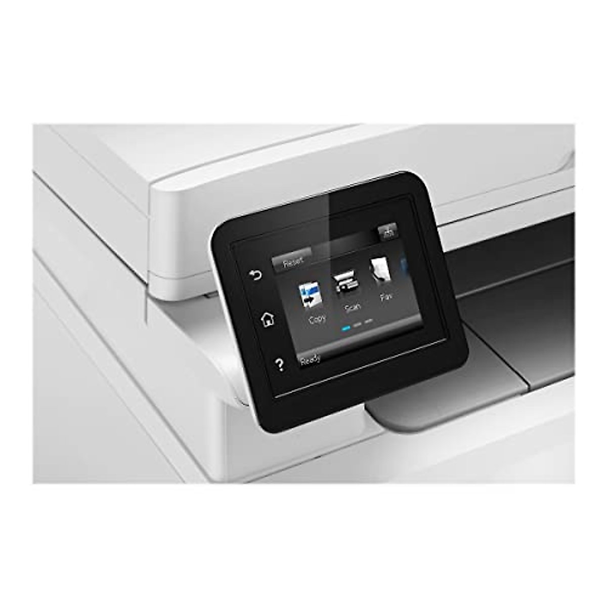 HP Color Laserjet Pro M283cdwC Wireless All-in-One Laser Printer, Print Scan Copy Fax, Auto 2-Sided Printing, Remote Mobile Print, 22ppm, 260-Sheet, 256MB, White - Bundle with JAWFOAL Printer Cable