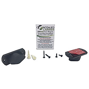 Tacticon Gun Magnet | Magnetic Car Holster | Handgun & Pistols Mounts | Steering Wheel Holder for Car | Vehicle Guns & Pistol Mount Holster | Fast Installation | Holds over 25 Lbs.