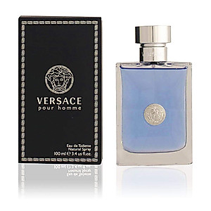 New Item VERSACE VERSACE SIGNATURE HOMME EDT SPRAY 3.3 OZ VERSACE SIGNATURE HOMME/VERSACE EDT SPRAY (BLUE/SILVER) 3.3 OZ (M) DARK BLUE BOX W/SILVER SEAL