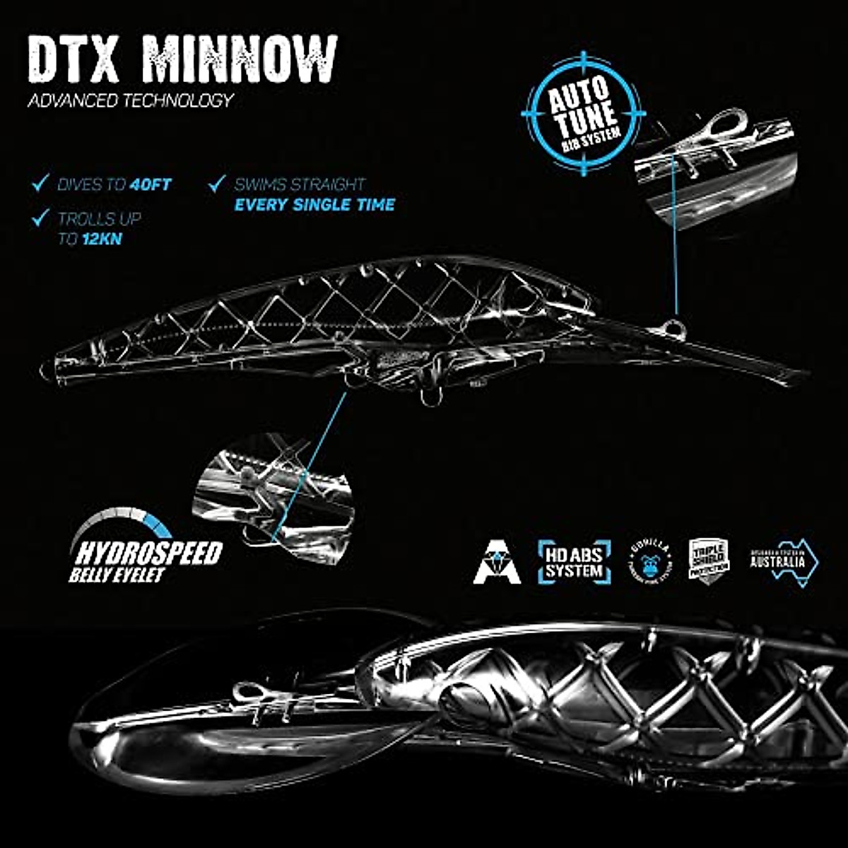 Nomad Design DTX Minnow with Patented Autotune System - Distressed Baitfish Swimming, Hydrospeed Belly Eyelet for Faster Trolling, BKK Diablo 5X Singles 3/0 Hooks, 125 FLT 5, 20ft, Hot Pink Mackerel