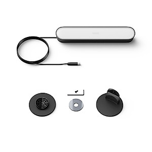 Philips Hue Smart Play Light Bar Extension, Black - White & Color Ambiance LED Color-Changing Light - 1 Pack - Requires Hue Bridge and Hue Play Light Bar Base Kit - Control with App or Voice Assistant