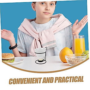 2 Sets Set Butter Heating Stove Chocolate Butter Melting Pot Candle Making Pot Cheese Warmers Butter Melter Butter Warmers for Seafood Ceramic Cheese Warmer Melting Fondue Pot Iron Garneck