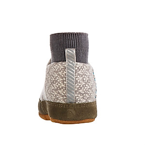 Acorn Unisex Polar Pair Ankle Fleece Slipper Sock, Ash, 9-10 US Women