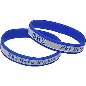 New Classic Phi Beta Sigma Silicone Bracelet