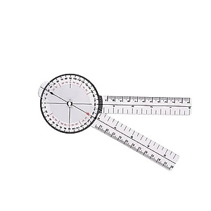 Ultrassist Premium Goniometer Set (3 Pieces), 360 Degree 6", 8", 12" Complete Set, Measuring Tool