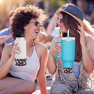 HEYSKAY Protective Flask Silicone Boot 12-24oz for Hydro Flask Water Bottle Bottom Cover Base, and Compatible with Stanley, Yeti, Simple Modern and Other Water Bottle with 2.85inch Bottom Diameter
