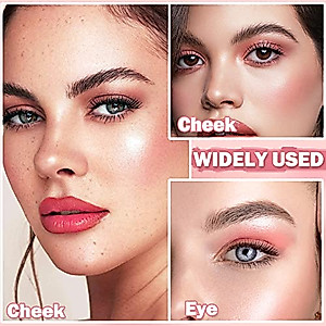 CAHIUYOA Lip Tint Stain Set,Korean Long Lasting Moisturizing Waterproof,High Pigment Multi-use and Cheek Tint,Natural Makeup tinta para labios(#01#02)