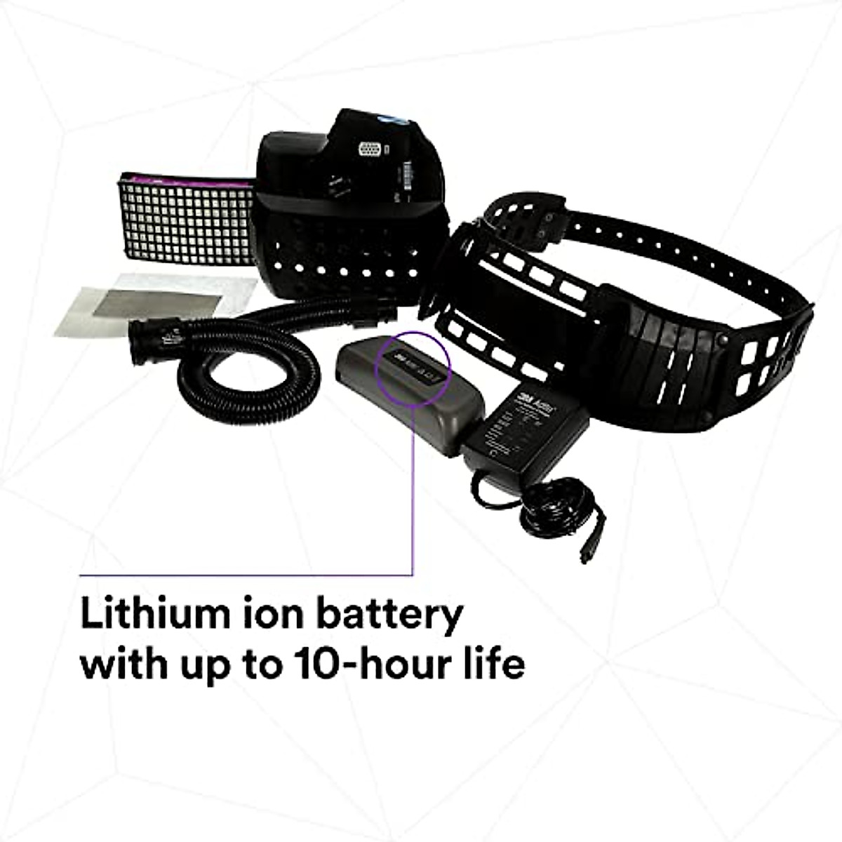 3M Adflo Turbo Assembly 35-5401-01, Lithium Ion Battery, 1 EA/CASE