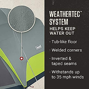 Coleman Camping Tent | Skydome Tent with Screen Room