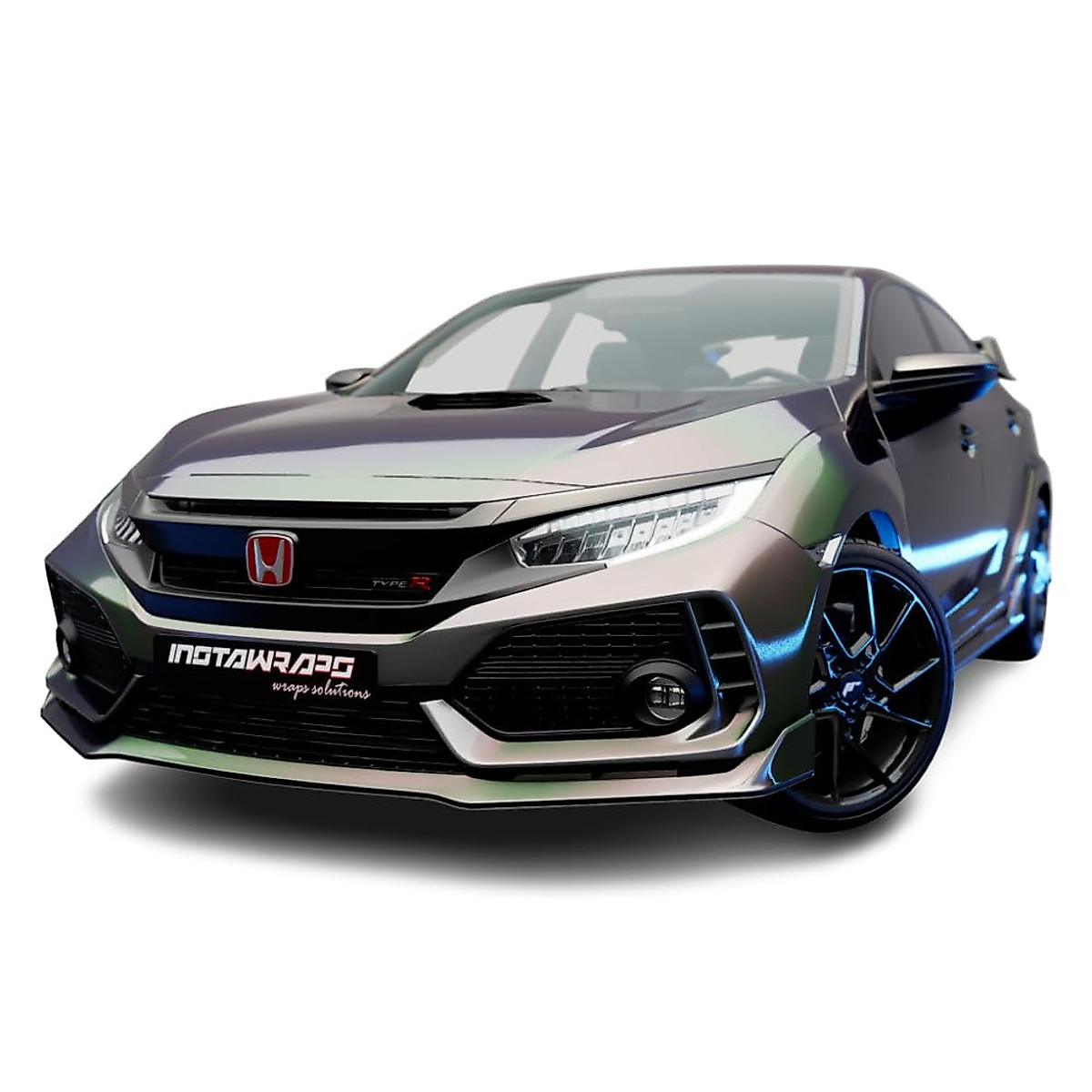 3M 1080 GP281 Gloss FLIP Psychedelic 5ft x 1ft (5 Sq/ft) Car Wrap Vinyl Film