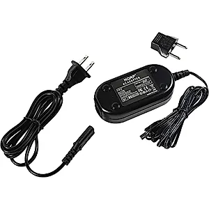 HQRP AC Adapter Charger Compatible with JVC Everio GZ-MG130 GZ-MG130U GZ-MG155 GZ-MG155U GZ-MG255 GZ-MG255U GZ-MG330 GZMG330 Digital Camcorder AP-V14U AP-V15U + Euro Plug Adapter