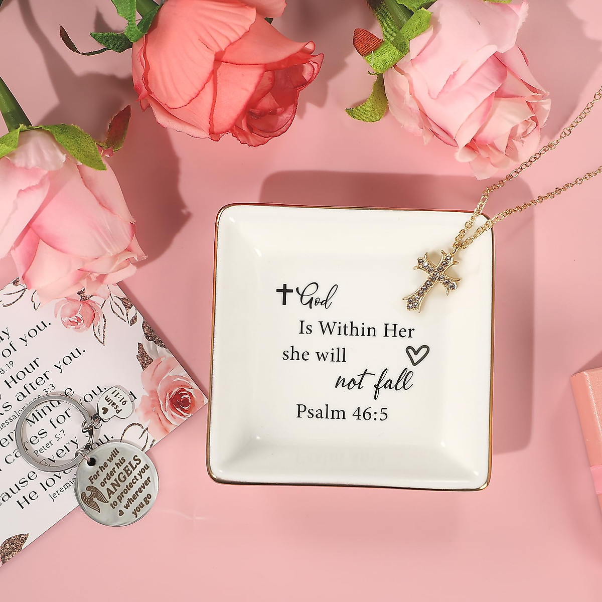 Christian Gifts for Women - Religious Gifts for Women - Inspirational Christian Gifts Set for Women Friend, Mom, Grandma, Sister, Christian Birthday Gifts, Spiritual Gifts, Catholic Gifts for Women