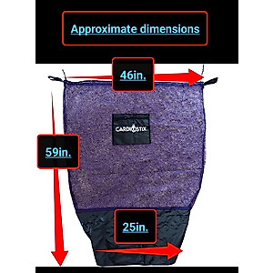 Cardiostix Bucket Ball Hauler for Cardio-Drumming | Drumsticks, Premium Mesh, Fitness, Aerobic Class, Caddy, Pound, Exercises & Workouts (Listing is for The 1 mesh Bag only)