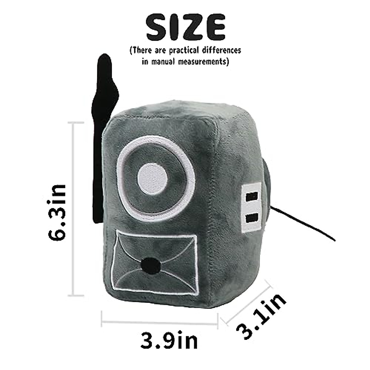 yohica Skibidi Toilet Toy Plush,Cameraman Plush,Speakerman Plush,Fun and Whimsical Stuffed Figure Doll for Fans Gift,Soft Stuffed Animal Figure Doll for Adult and Kids (Speakerman)