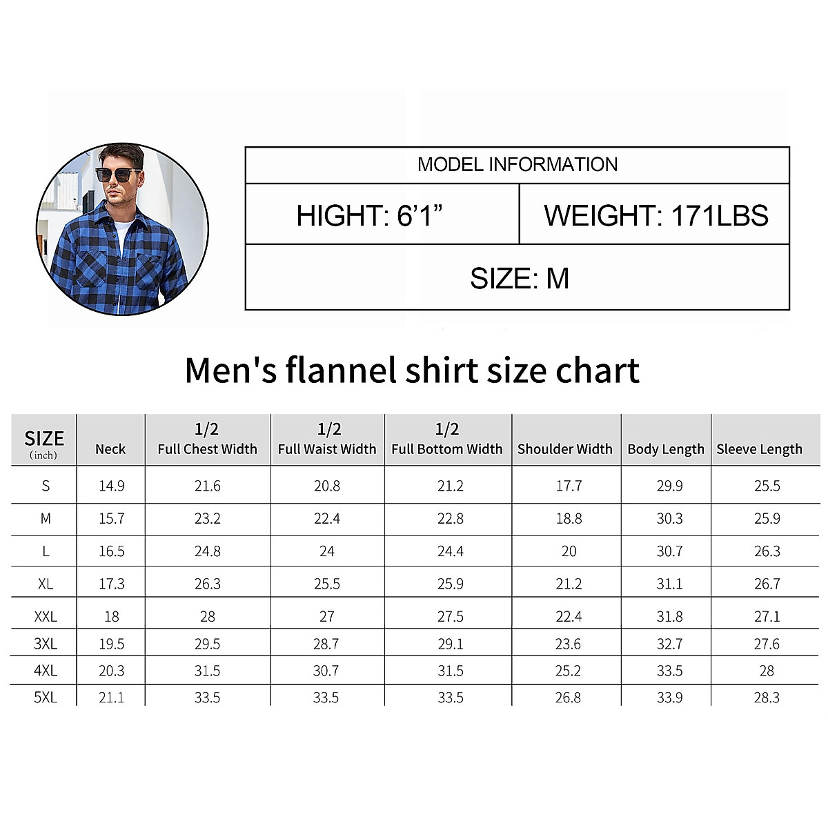 WARHORSEE Flannel Shirt for Men Long Sleeve Regular Fit Button Down Casual Plaid Shirt,RED,L