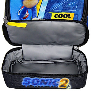 Sonic the Hedgehog 2 Fast 2 Cool Dual Compartment Insulated Lunch Box