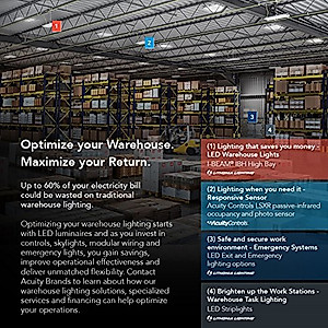 Lithonia Lighting LE S 2 R LED Exit Sign, 2 watts, Silver