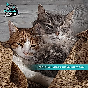 Paticular Petz Cat Brush 5-in-1 Set Cat Brushes for Indoor Cats - Cat Brush for Shedding, Dematting Comb, Bristle & Pin Brush, Massage Brush & Bag