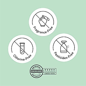 Rael Panty Liners for Women, Organic Cotton Cover - Regular Pantiliners, Light Absorbency, Unscented, Chlorine Free (Regular, 44 Count)