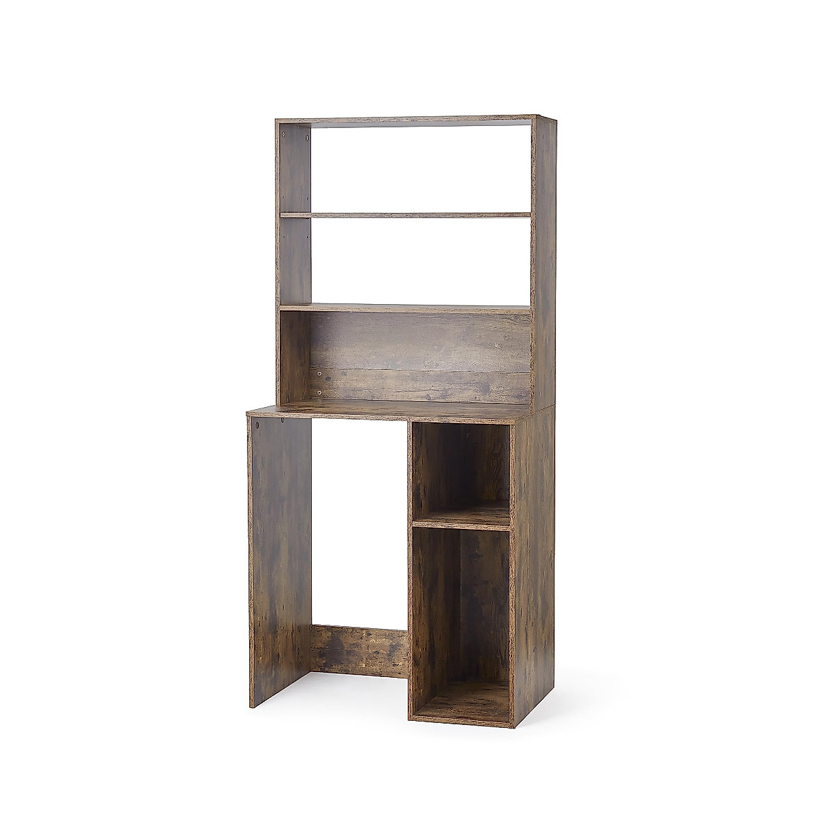 Yak About It® Mini Fridge Dorm Station with Top Shelf - Dark Wood