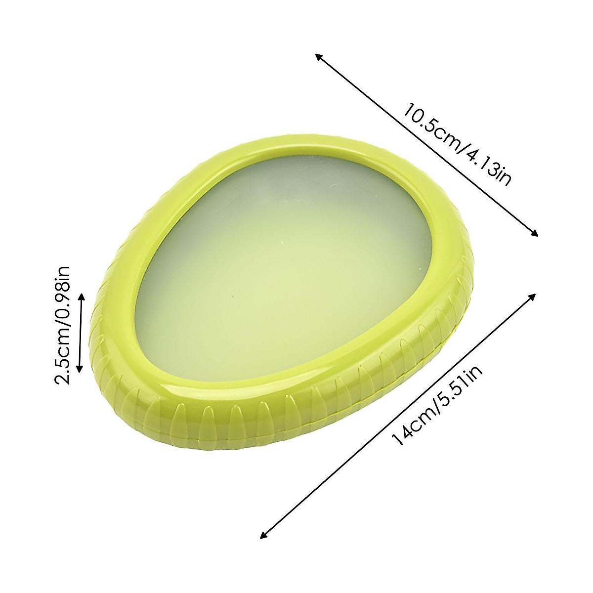 Generic Avocado Storage Organizer, 2pcs Avocado Saver Refrigerator Saver Keeper Storage Box, Fruit and Vegetable Storage Containers for Fridge, Reusable Silicone Fruit Organiser, IAM56N3SAX51KRKP1F6C