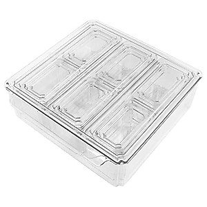 Modern-Depo 10 PCS Refrigerator Organizer Bins Food Containers with Various Size Storage Bins for Fridge, Countertop, Cabinets & Pantry