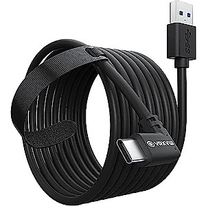 YRXVW Link Cable 16FT for Oculus Quest 3/2/Pro, Charging Cord Compatible with Pc Game, High Speed Data Transfer Cable, USB 3.2 A to C Charger Wire for VR Oculus Meta Quest Headsets