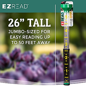 Headwind Consumer Products EZRead - Jumbo EZRead Rain Gauge with Float 820-0002 - Easy to Read, Waterproof,for Outdoor Use, 26 Inches Tall