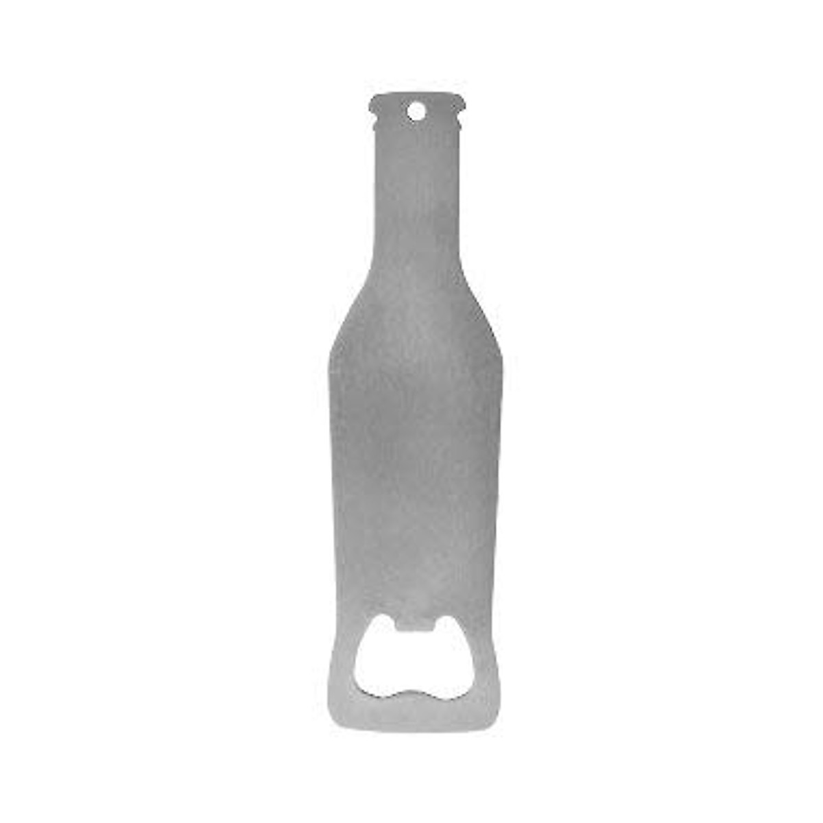 6 Pcs. Sublimation blanks Grey Steel Bottle Beer metal Opener 6" X 1,5" Heavy duty Stainless Steel Flat for Kitchen, bar o restaurant