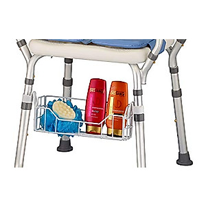 Nova Shower Chair Basket Accessory, Shampoo & Soap Holder for Shower & Bath Chair, Basket Caddy for Bath & Shower Chair, Universal Fit