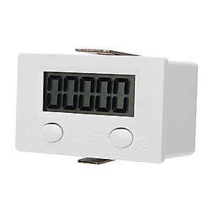 Garosa Tally Counter Digital Counter 5 Digit 0~99999 LCD Display Electronic Tally Counter Digit Number Lap Counter