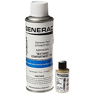 Generac Tan Generator Paint Kit for 2007 Models 5653 - Maintenance Kit for Generac Generators