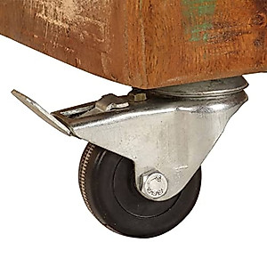 vidaXL Bedside Cabinet TV Cabinets Nightstand Bed Cabinet Box Cabinet Bedside Table Durable Strong Unique 19.7"x11.8"x19.7" Solid Reclaimed Wood