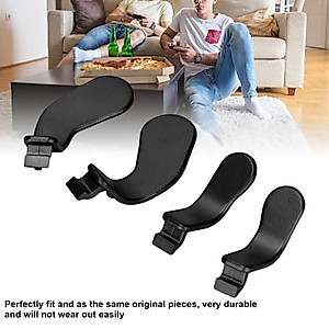 Game Console Controller Paddles, Replacement Video Games Accessories Kits Stainless Steel Paddles for Xbox One Elite Controller Series 2 Model 1797 (Black)