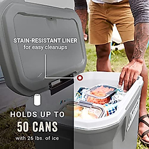 Coleman Classic Series Insulated Portable Wheeled Cooler, Leak-Resistant Outdoor Hard Cooler Keeps Ice up to 5 Days, 65-Quart