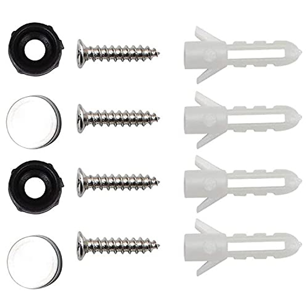 Dianoo 30.5cm Black Wine Glass Rack, Wine Glass Holder Under Shelf, Stemware Rack Under Cabinet, 2 Rows