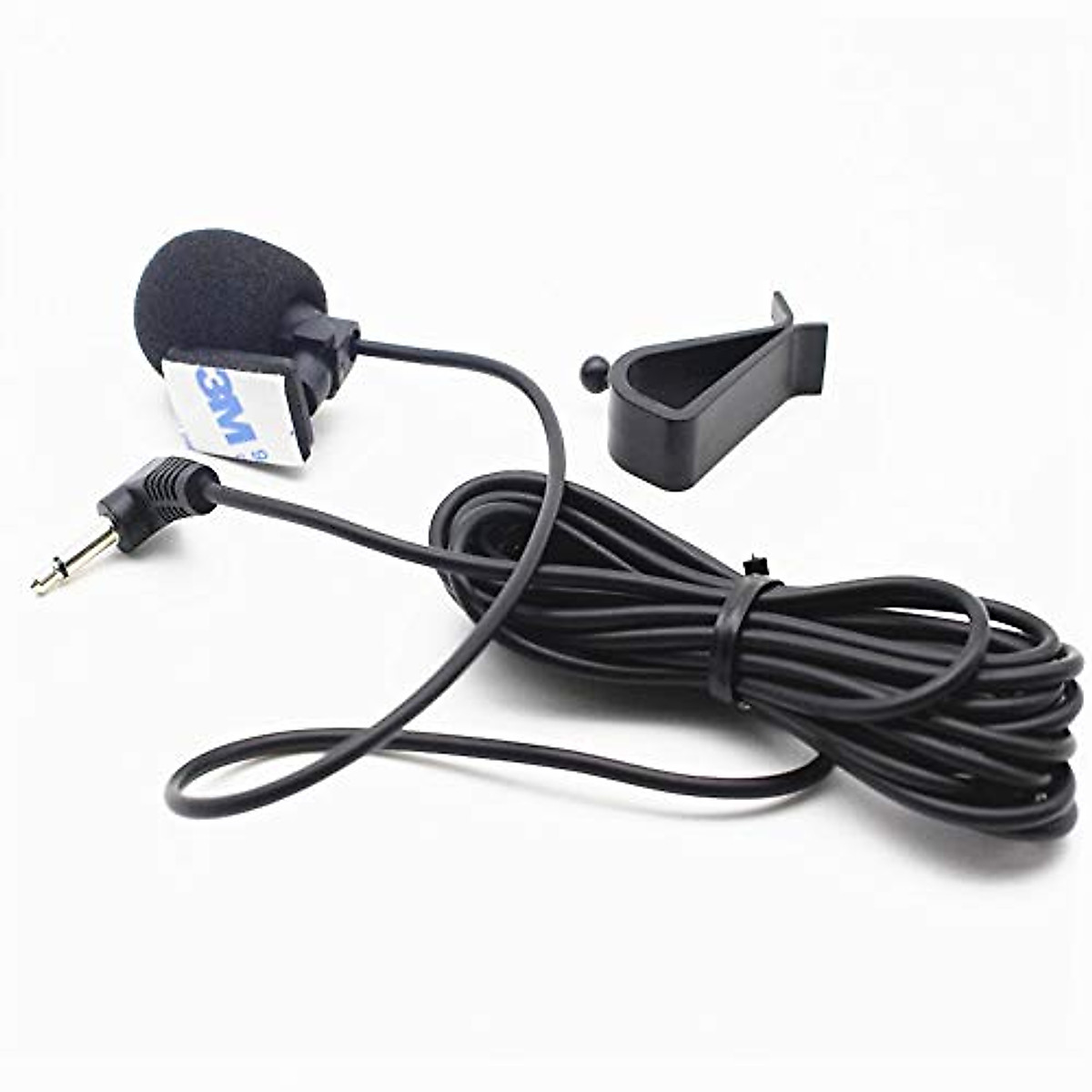 Saidbuds Car Stereo Microphone 3.5mm External Mic for Car Vehicle Head Unit Bluetooth Enabled Stereo Radio GPS DVD