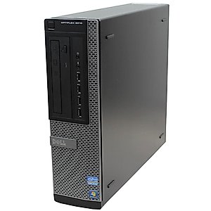 Dell Optiplex 9010 Business Desktop Computer (Intel Quad Core i5 3.2GHz Processor), 8GB RAM, 1TB HDD, DVD, WiFi, HDMI, Windows 10 Professional (Renewed) (9010 1TB WF HDMI)