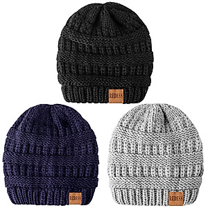 REDESS Baby Kids Winter Warm Hats, Infant Toddler Children Beanie Knit Cap Girls Boys