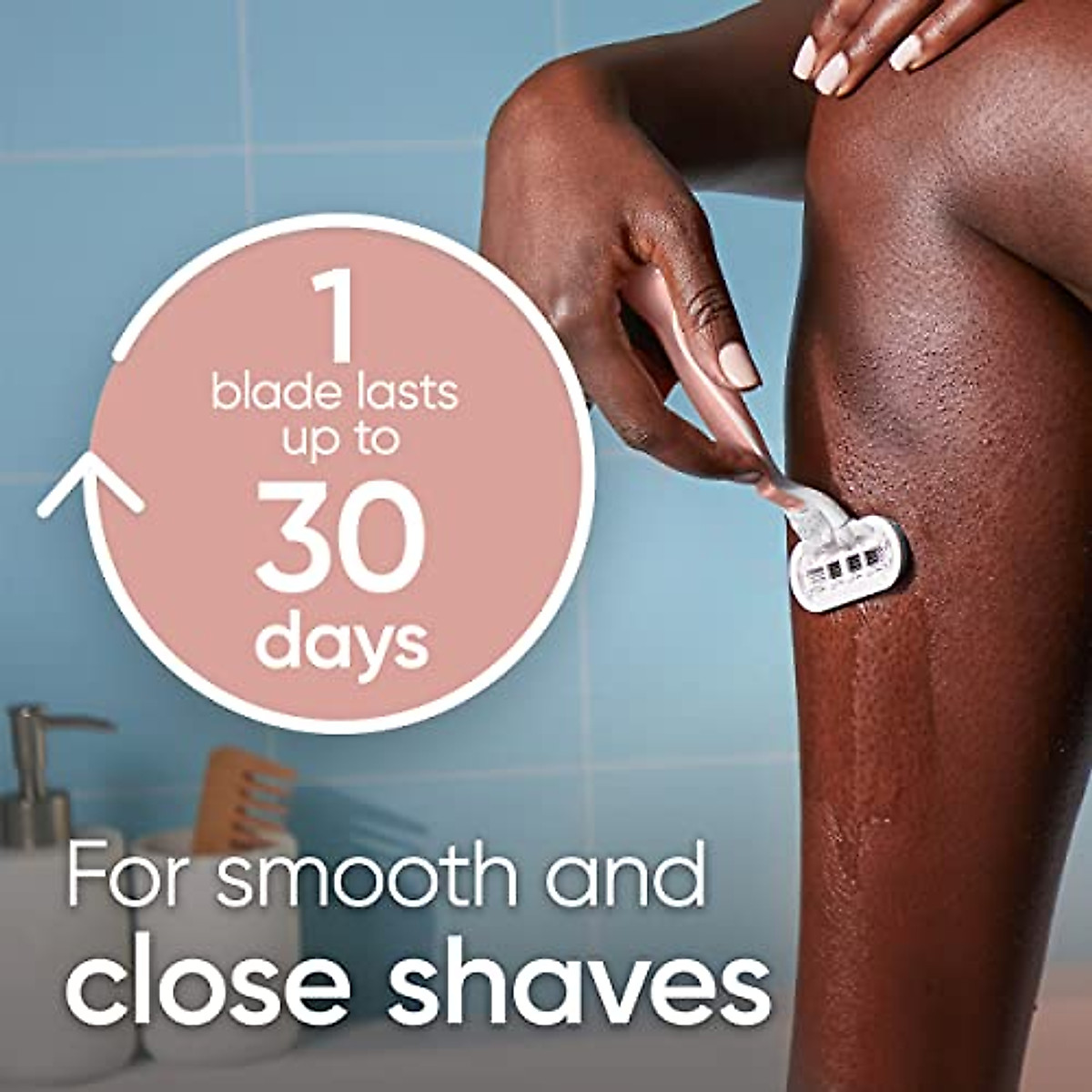 Gillette Venus Extra Smooth Pink Women's Razor Handle + 2 Refills