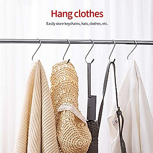 NewFamily 24-Pack S Hooks for Hanging,S Hooks Heavy Duty for Hanging Clothes,S Hook for Kitchen,Wardrobe,Work Shop,Bathroom,Garden,Office