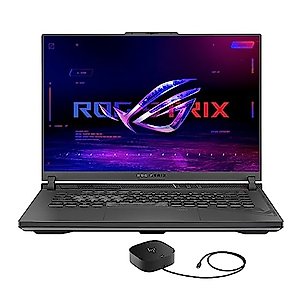 ASUS ROG Strix G16 Gaming & Entertainment Laptop (Intel i7-13650HX 14-Core, 32GB DDR5 4800MHz RAM, 1TB SSD, GeForce RTX 4050, 16.0" 165Hz Wide UXGA (1920x1200), Win 11 Home) with G5 Essential Dock