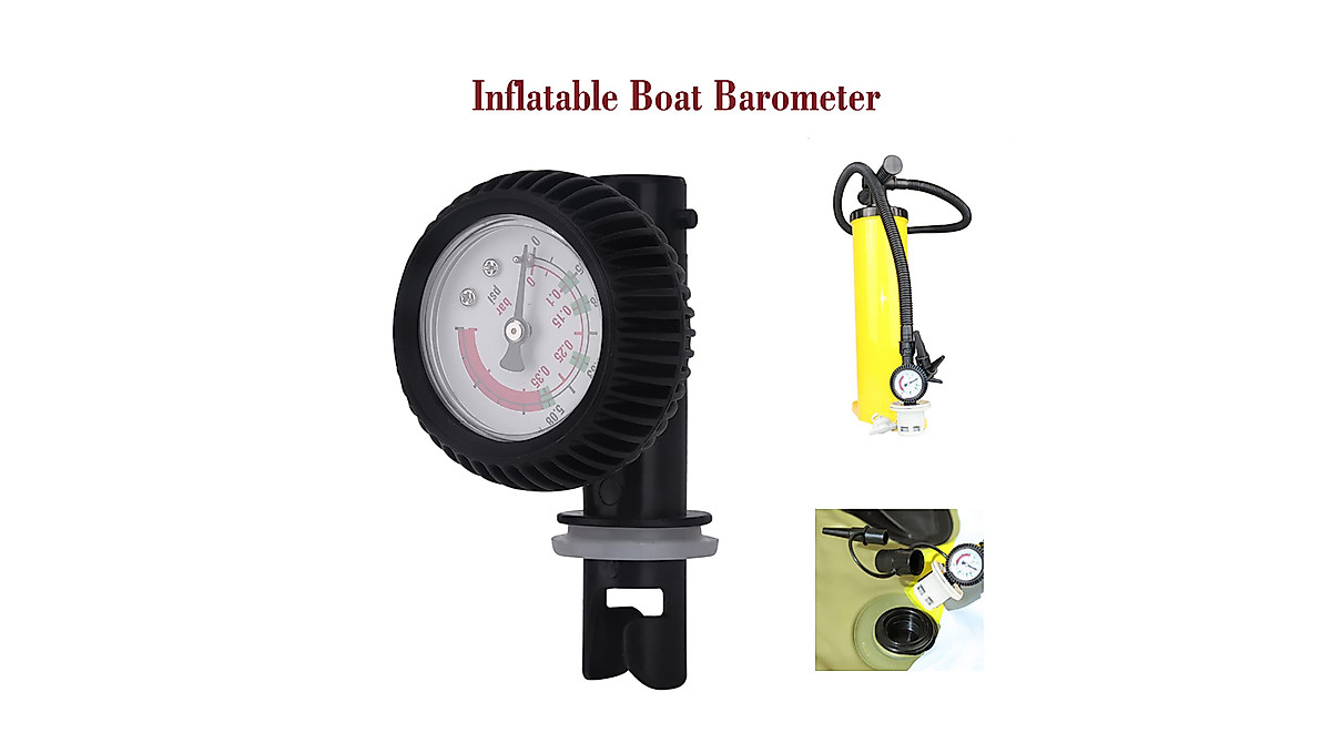 Vbestlife Kayak Barometer - Inflatable Boat Pressure Gauge