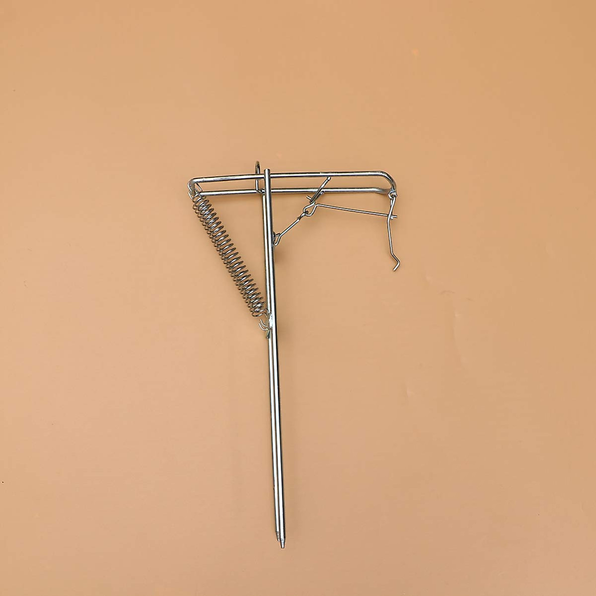 BESPORTBLE Auto Fishing Rod Holder Automatic Spring Fishing Rod Folding Holder Tip-Up Hook Setter