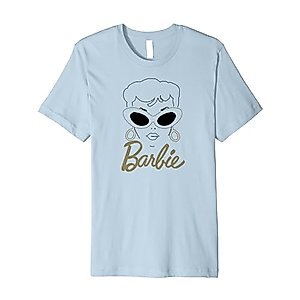 Barbie 60th Anniversary Gold Glasses Premium T-Shirt