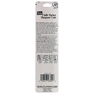 Uchida 483-C-0 Chisel Tip Bistro Window Chalk Marker, White
