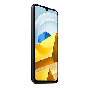 Poco M5 4G LTE GSM (128GB + 6GB) 50MP Triple Camera 6.58" Octa Core (NOT for USA Market) Global Unlocked + (w/Fast 51w Car Charger) (Black (Global Version))